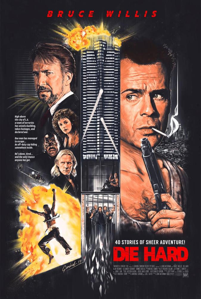 Movie poster for Die Hard (1988)