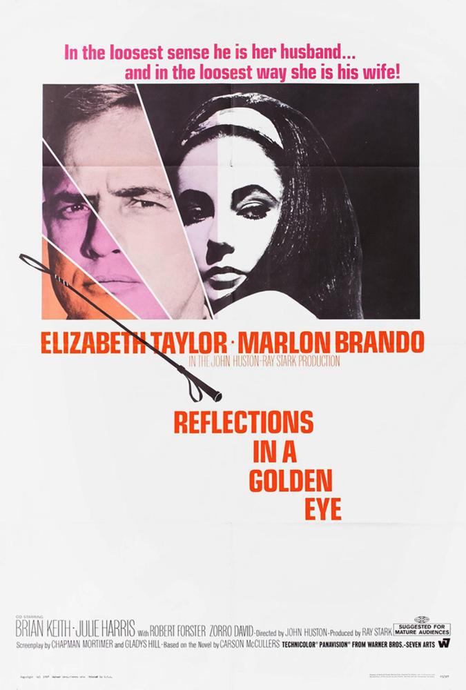 Movie poster for Reflections In a Golden Eye (1967)