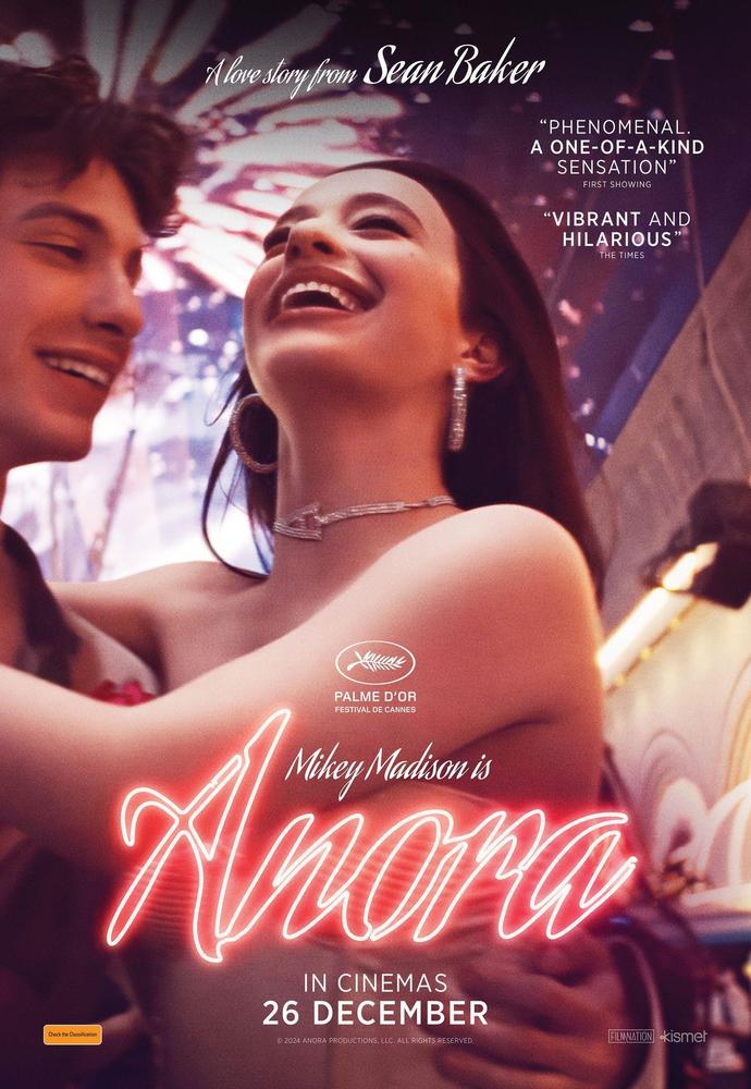 Movie poster for Anora