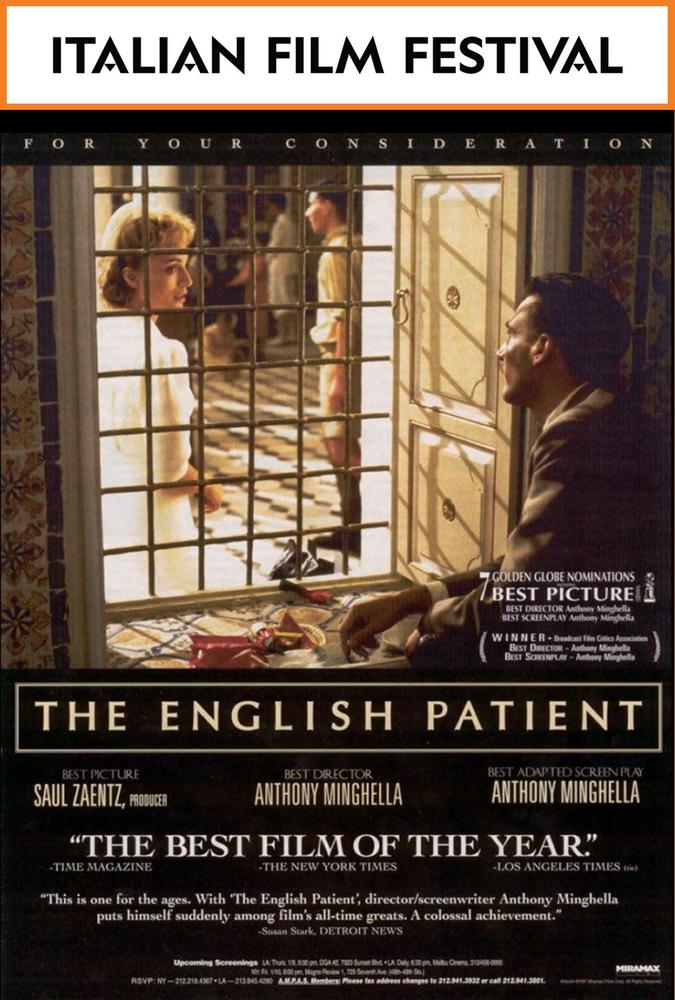Movie poster for The English Patient