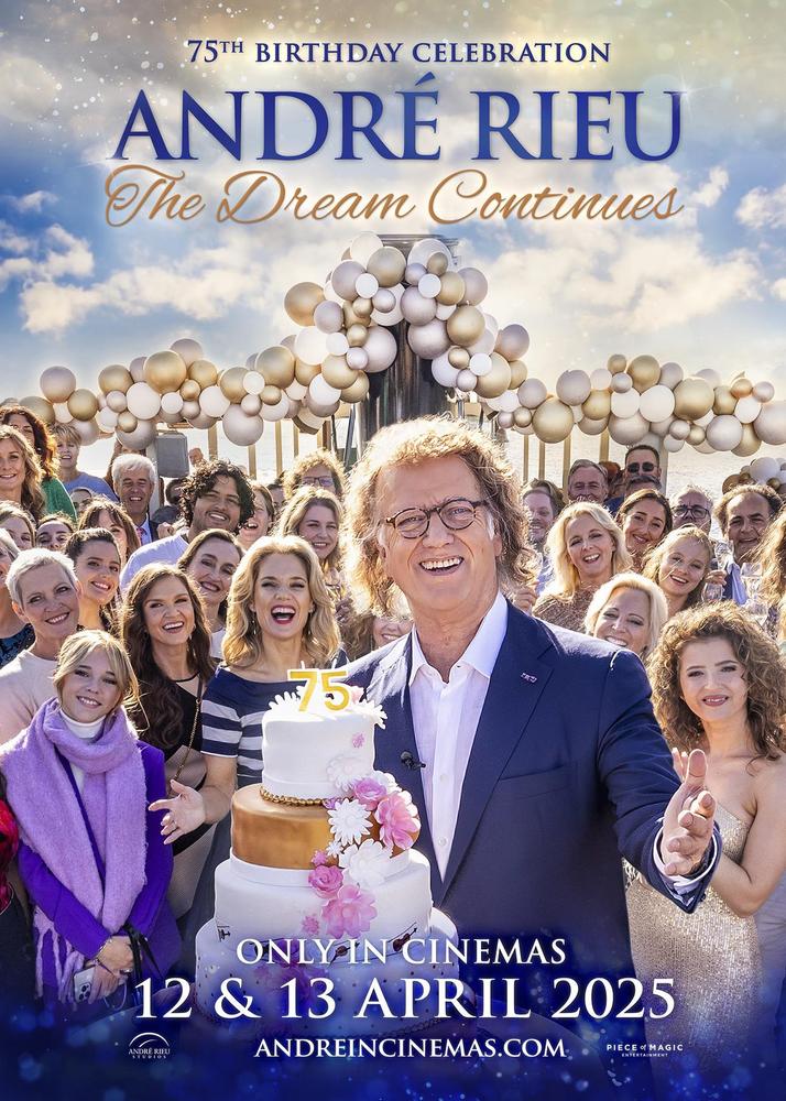 Movie poster for André Rieu's 75th Birthday Celebration: The Dream