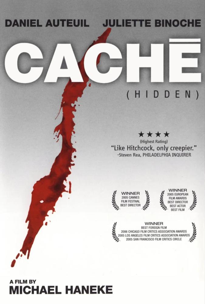 Movie poster for Caché