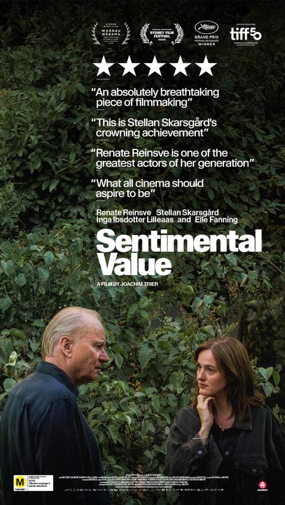 Movie poster for Sentimental Value