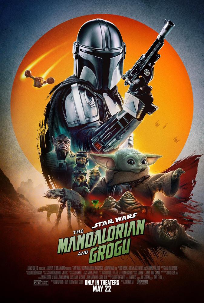 Movie poster for Star Wars: The Mandalorian and Grogu