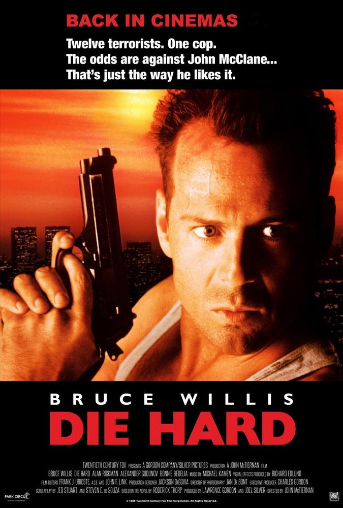 Movie poster for Die Hard