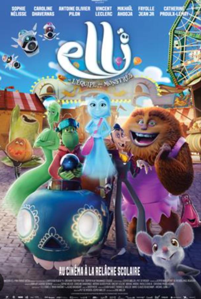 Movie poster for Elli and Her Monster Team