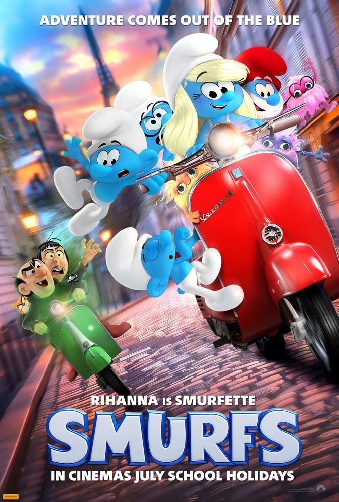 Movie poster for Smurfs