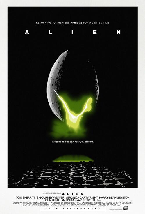 Movie poster for Alien + Aliens Double Feature in 4K