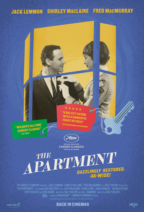 Movie poster for The Apartment - 65th Anniversary in 4K