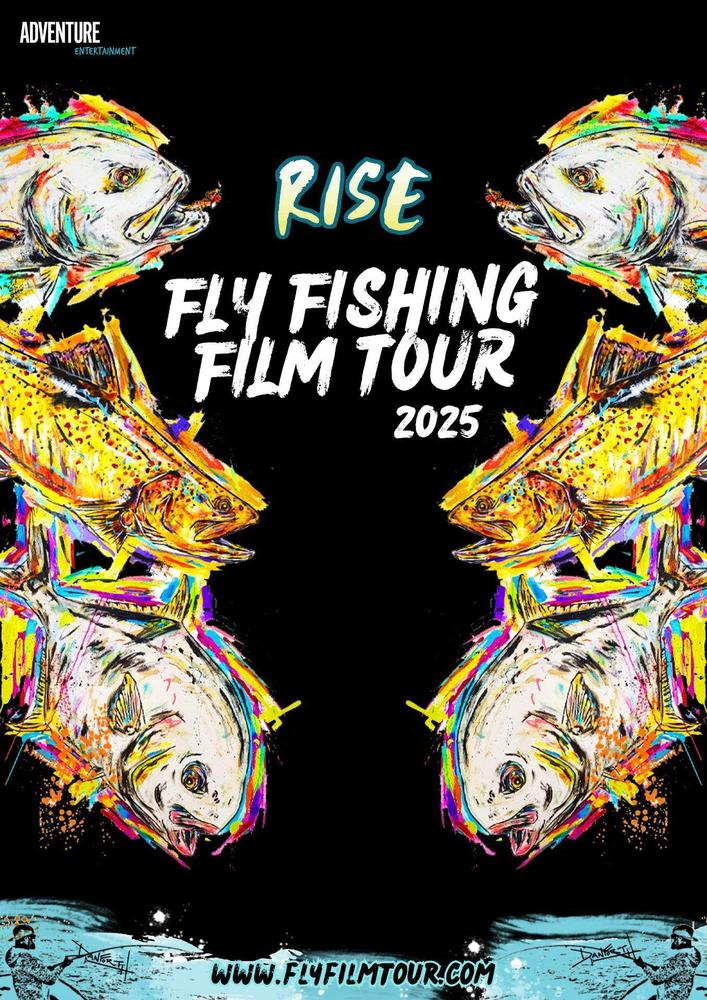 Movie poster for RISE Fly Fishing Film Tour (F3T) 2025