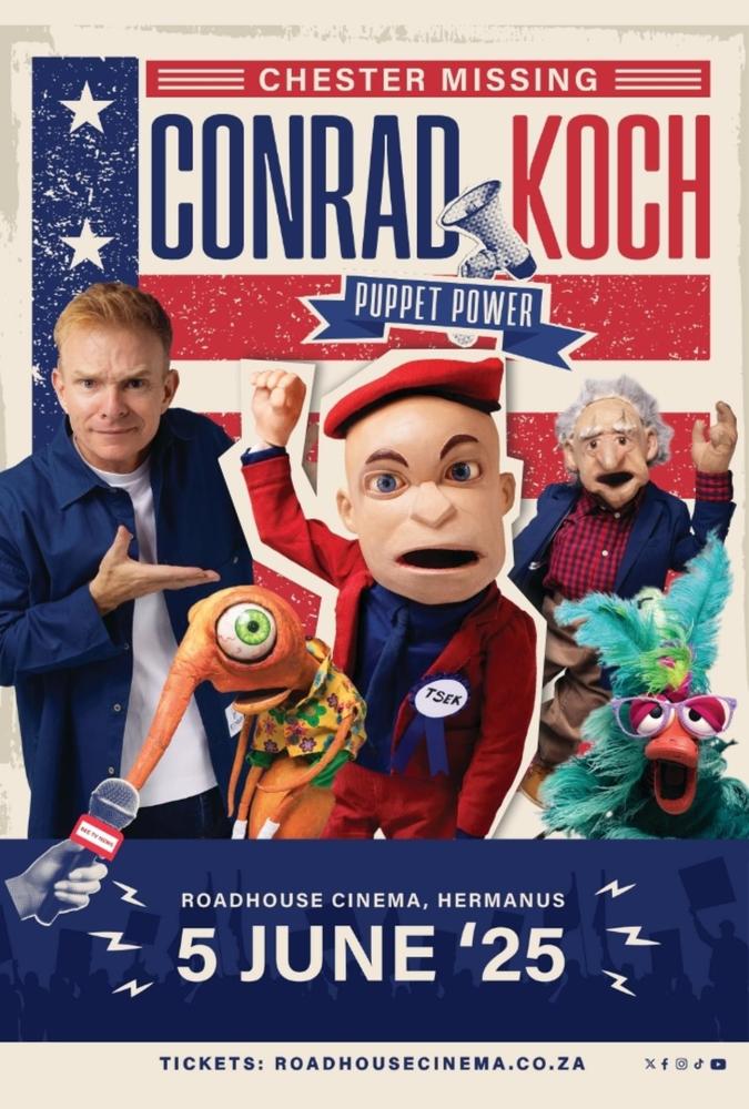 Movie poster for Conrad Koch & Chester Missing PUPPET POWER (LIVE)