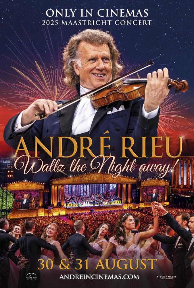 Movie poster for André Rieu’s 2025 Concert : Waltz the Night Away!