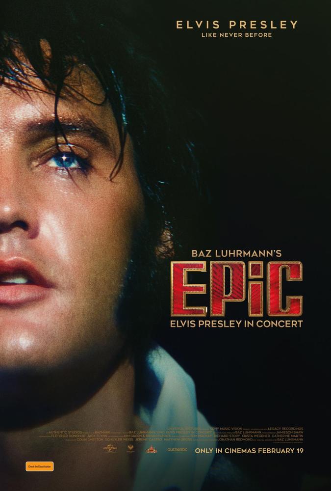 Movie poster for EPiC: Elvis Presley in Concert