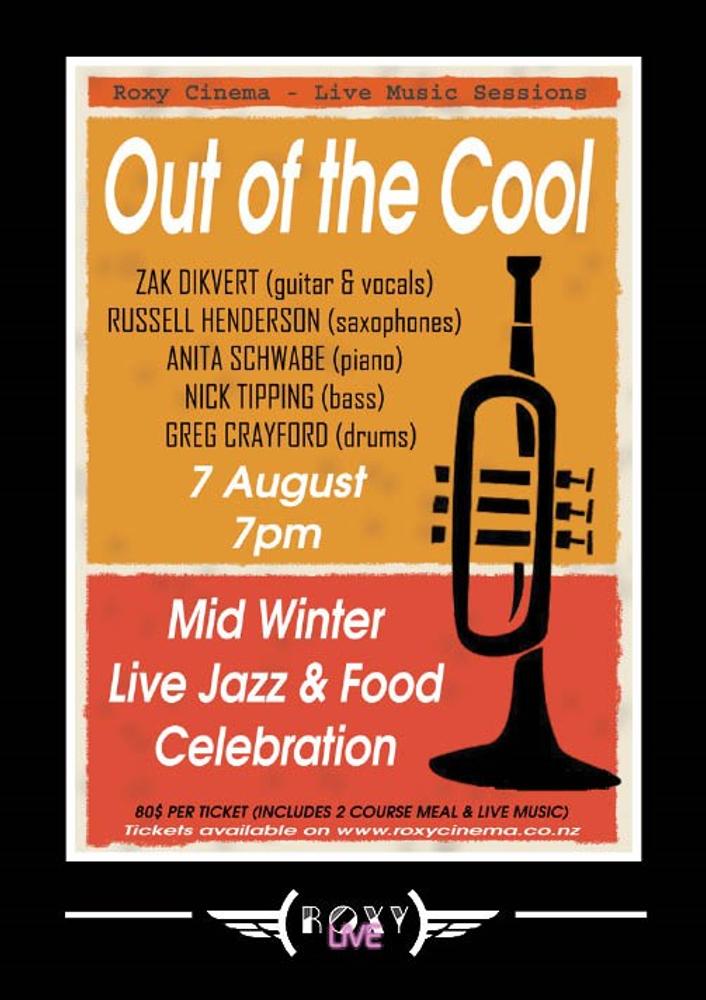 Movie poster for Roxy Live - Out of the Cool