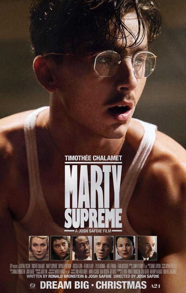 Movie poster for Marty Supreme