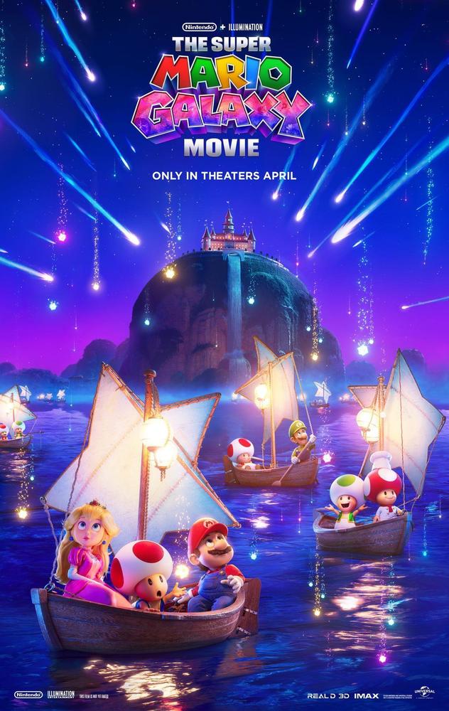Movie poster for The Super Mario Galaxy Movie