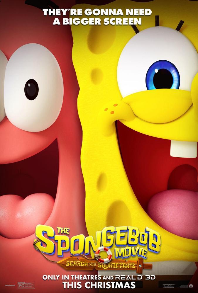 Movie poster for The SpongeBob Movie: Search for Squarepants