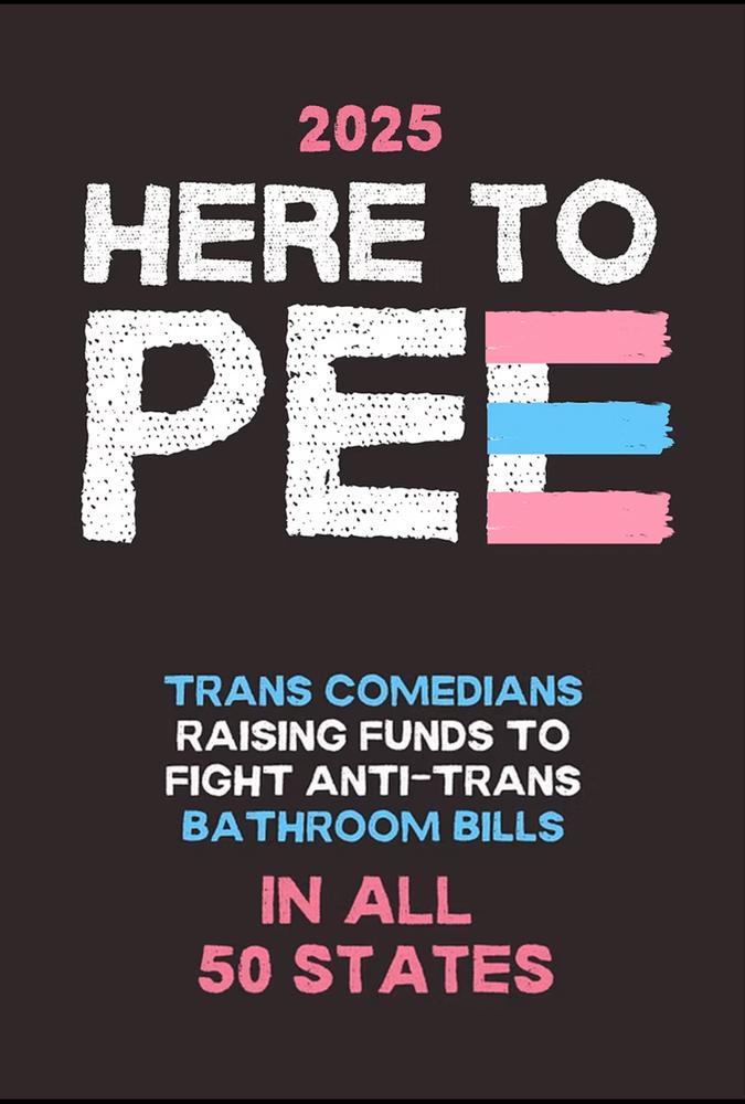 Movie poster for HERE TO PEE