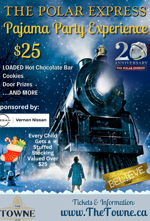Movie poster for The Polar Express - Special Event Pajama Party