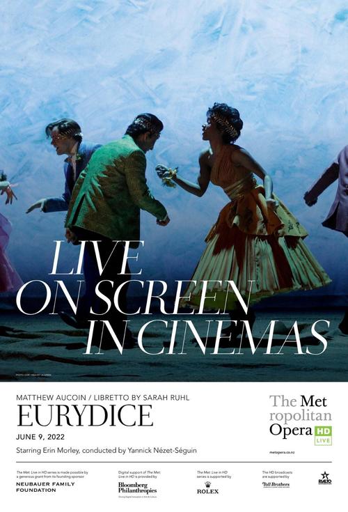 Movie poster for Met Opera 2021-22 Season: Eurydice