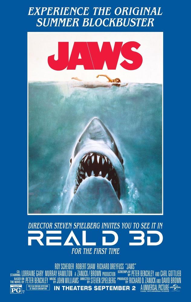 Movie poster for Jaws - 50th Anniversary